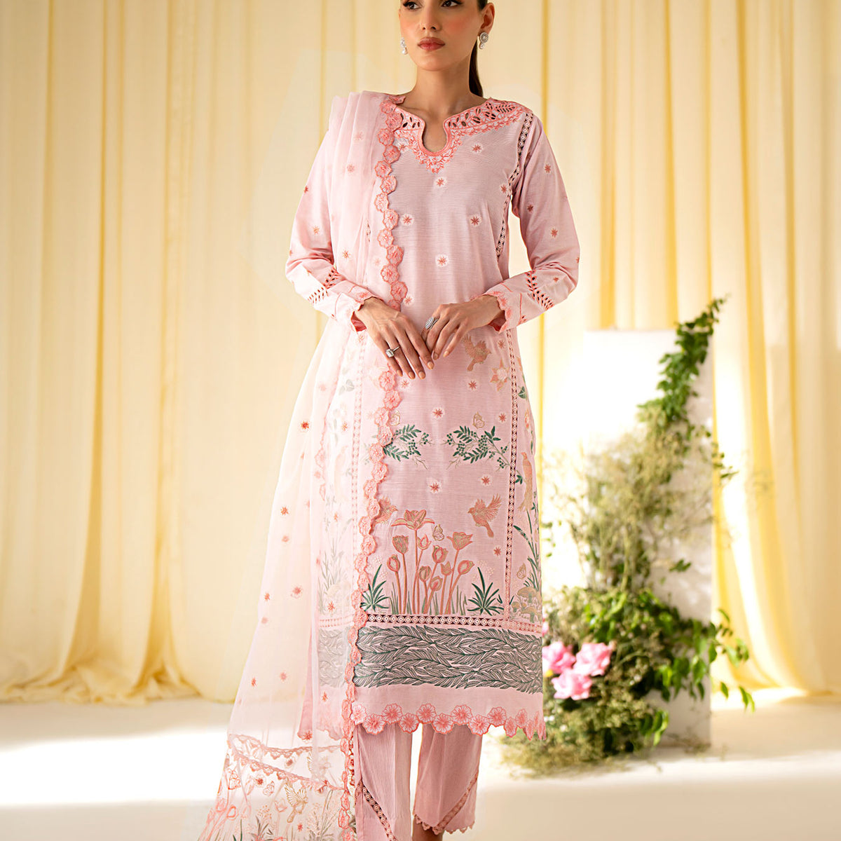 Eylul Stitched (3pc) | MUSAIF – Musaif